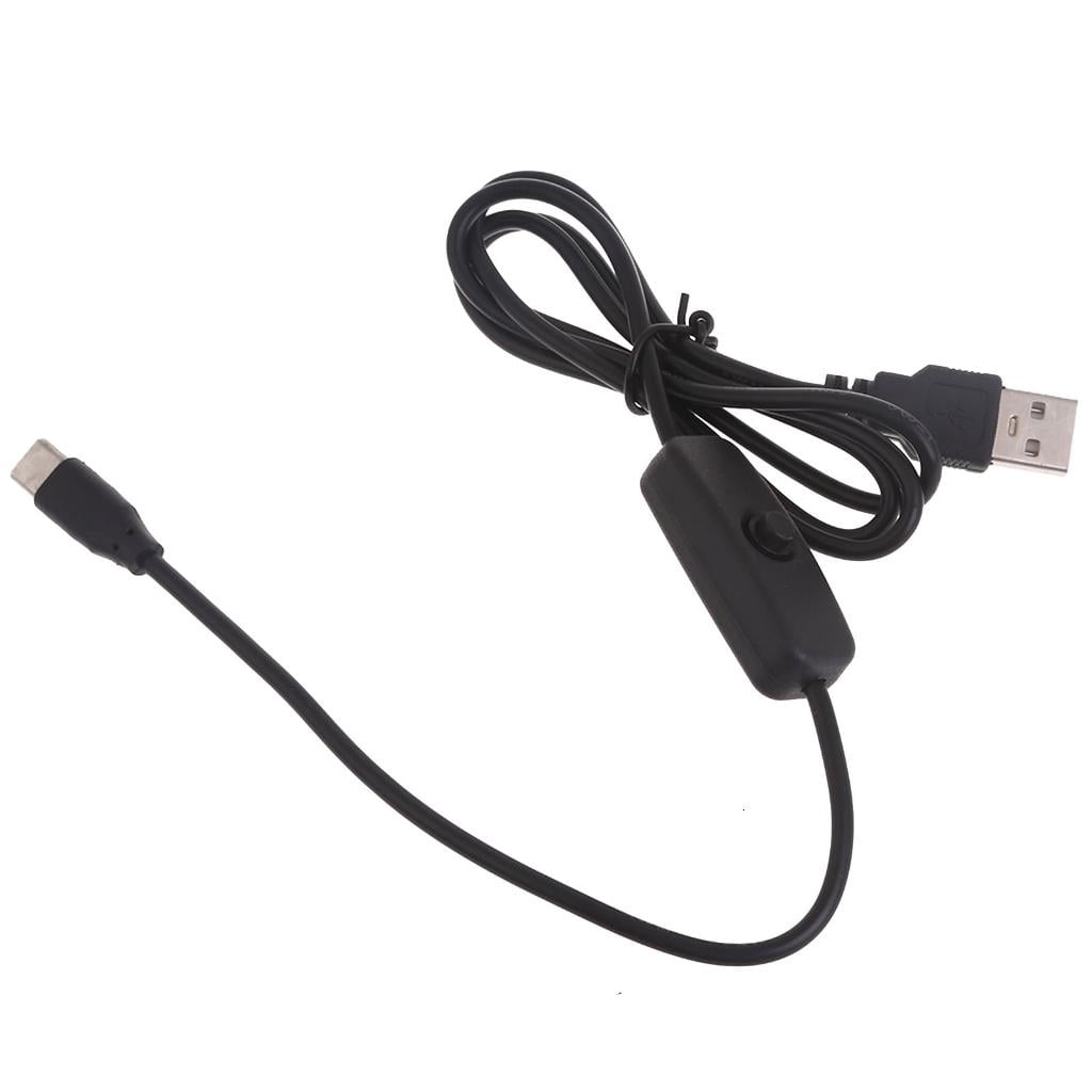 HannLk USB Cable with Switc 5V3A Type-C to USB A Charger Cord for 4B ...