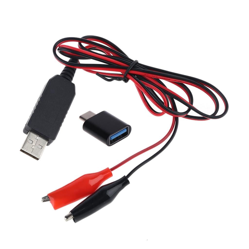 HannLk USB to 6V Battery Eliminators Power Cord with Type-C Adapter for ...