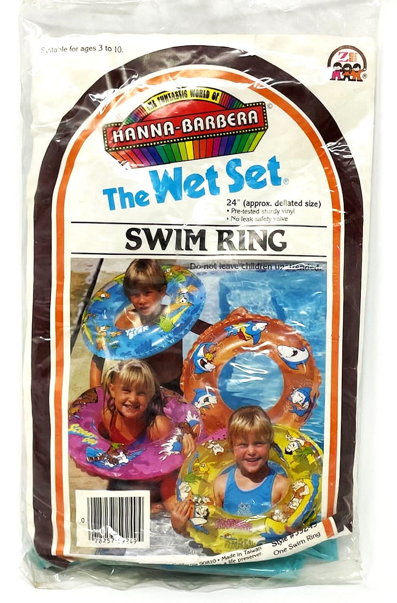 Hanna-Barbera Fred Flintstone & Family Inflatable Swim Ring - 24 inches ...