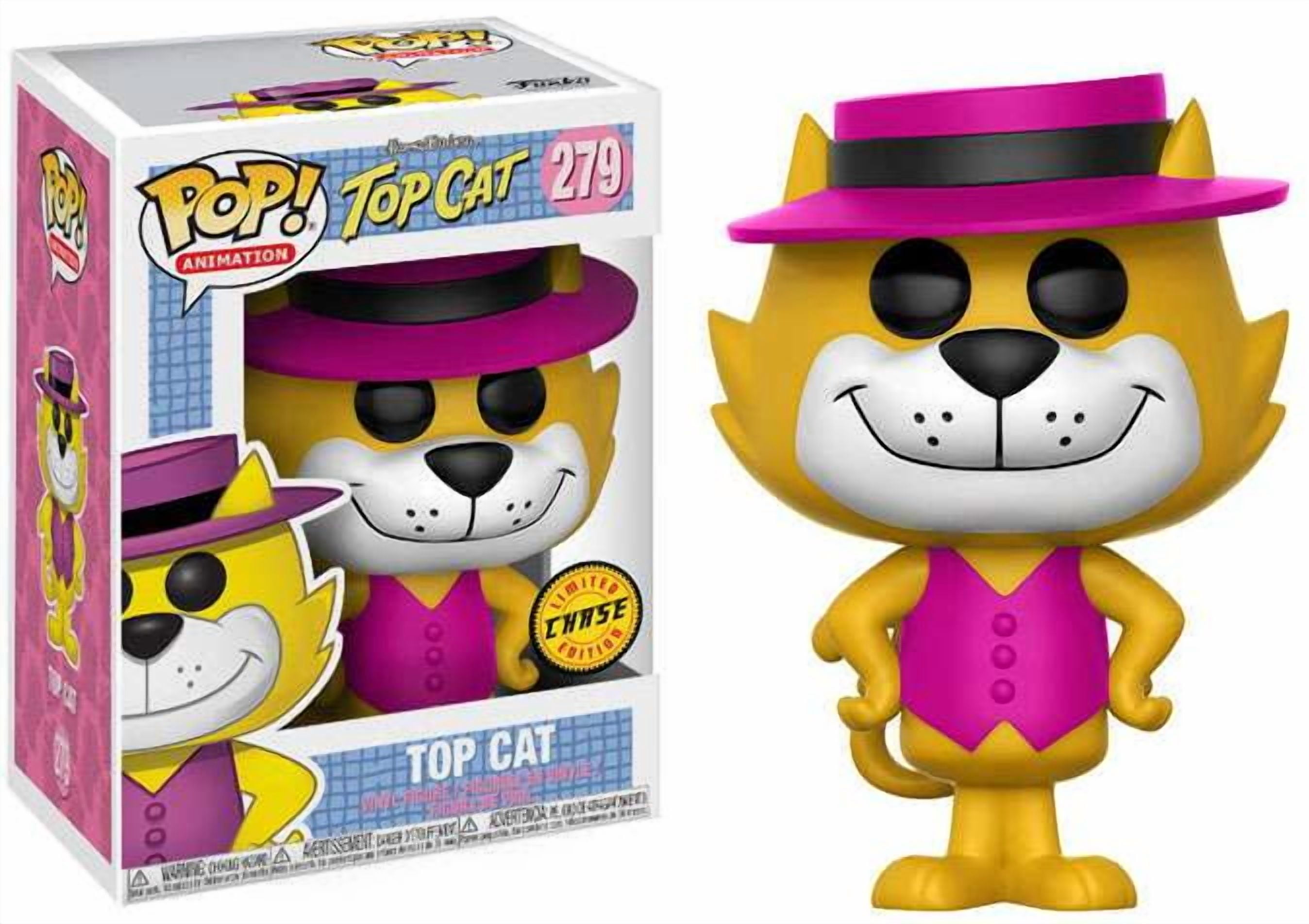 Hanna-Barbera Funko POP! Animation Top Cat Vinyl Figure [Pink Hat Chase ...