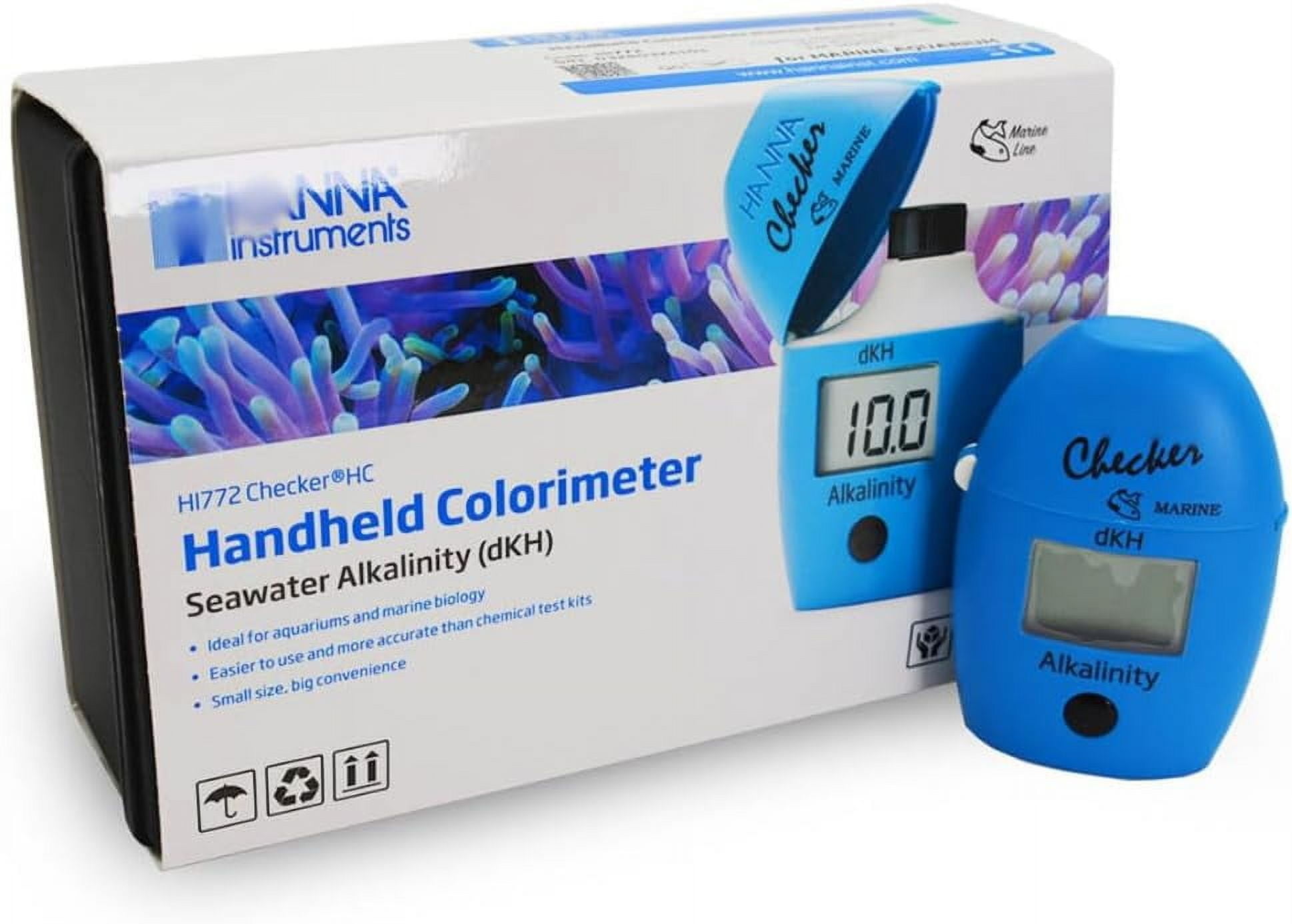 Hanna HI772 checker Saltwater Aquarium Alkalinity Colorimeter Checker ...