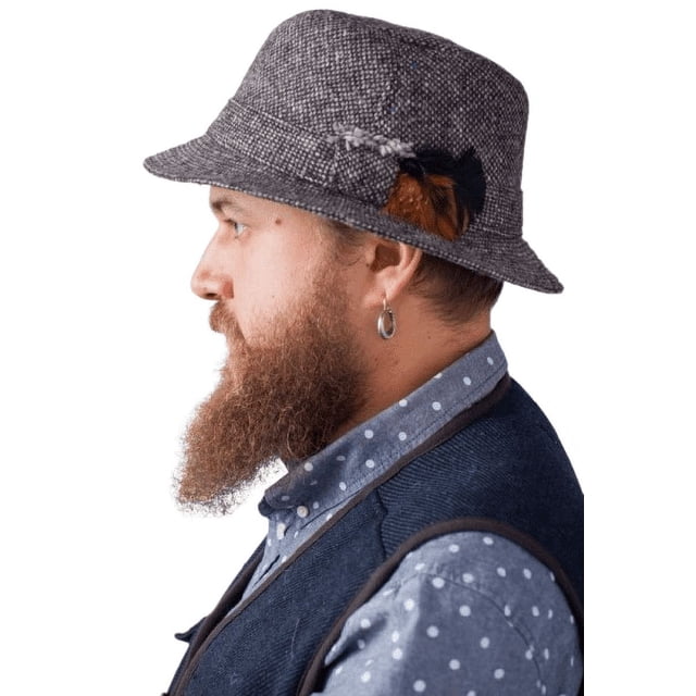 Hanna Hats of Donegal Tweed 100% Wool Walking Hat Made in Ireland ...
