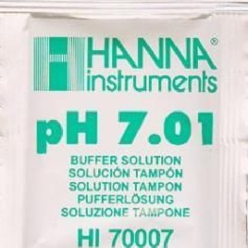 Hanna Instruments HI 70007P Buffer Solution, 7.01 pH, 20mL Sachet- 1 Pouch - Walmart.com