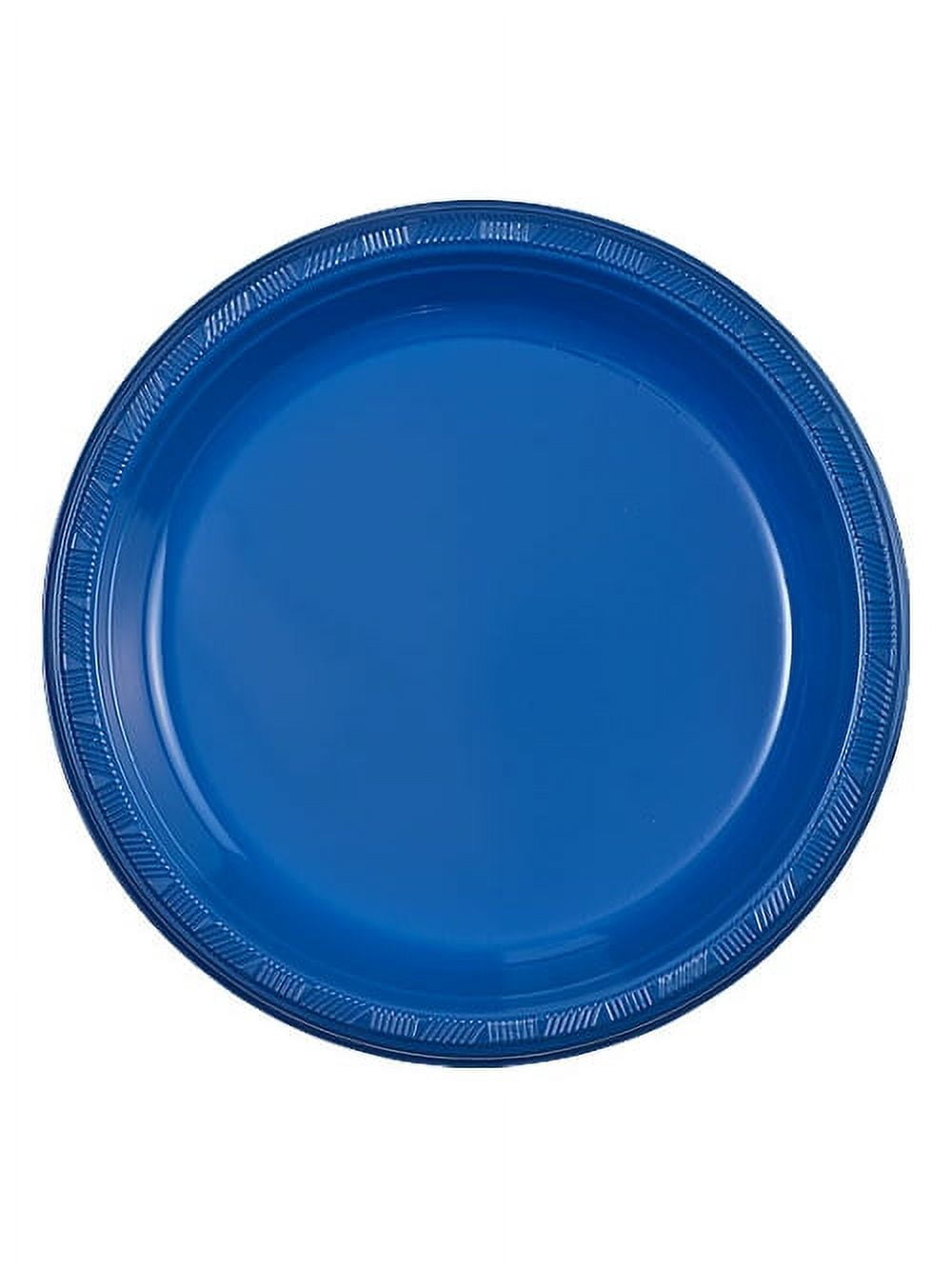 Hanna K. Signature 10" Regal Blue Plastic Party Plates 50 Count ...