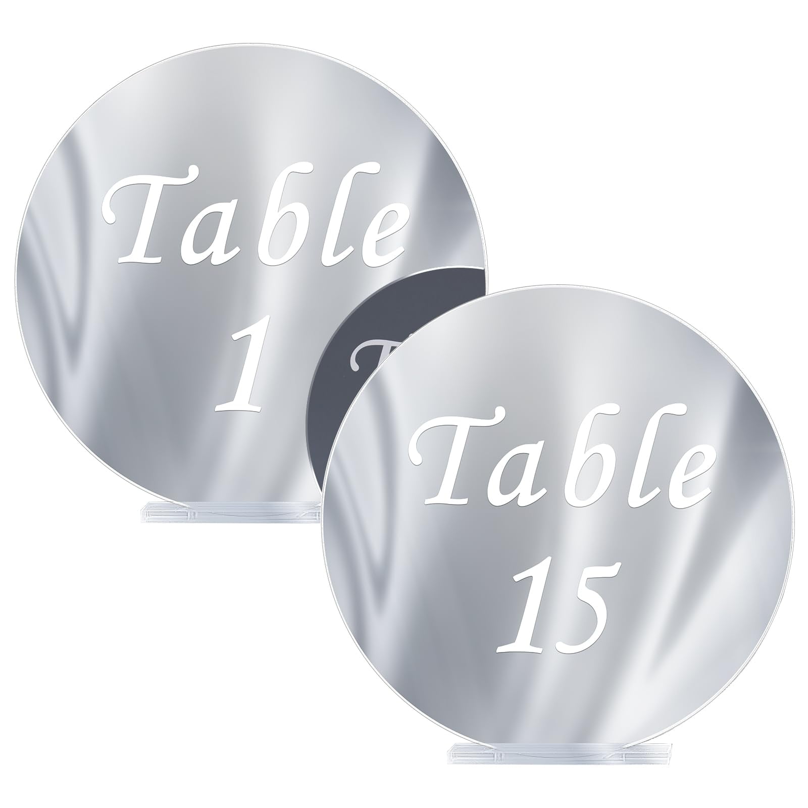 Hanna Roberts Acrylic Wedding Table Numbers 1-15 with Stands,6 Inch ...