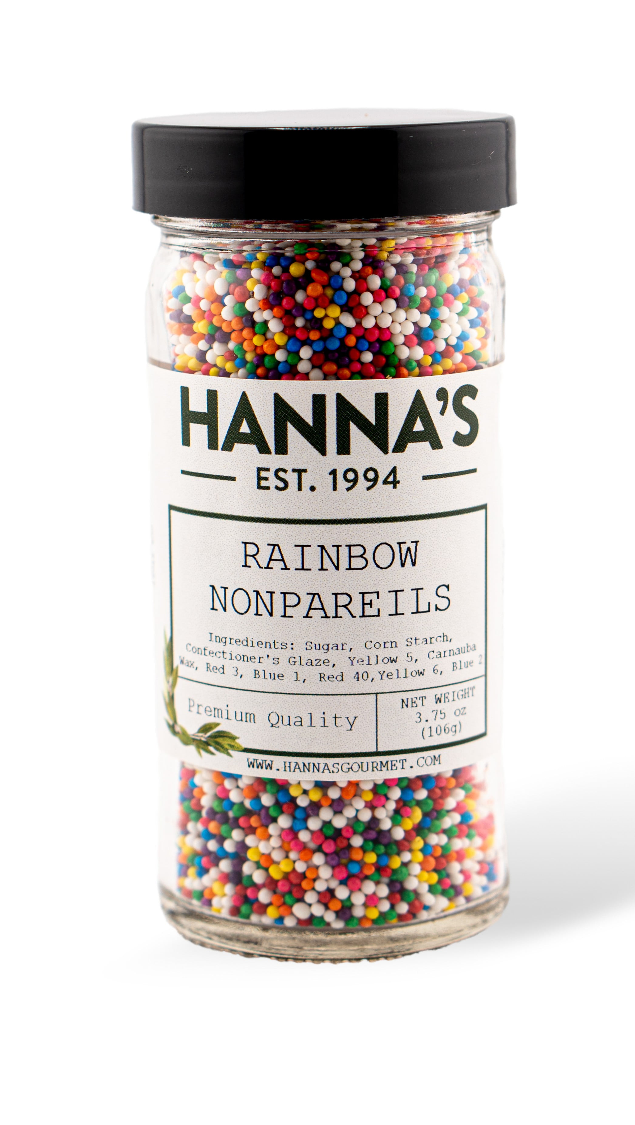 Hanna's Candy Sprinkles, 4 fl oz Glass Jar - Walmart.com