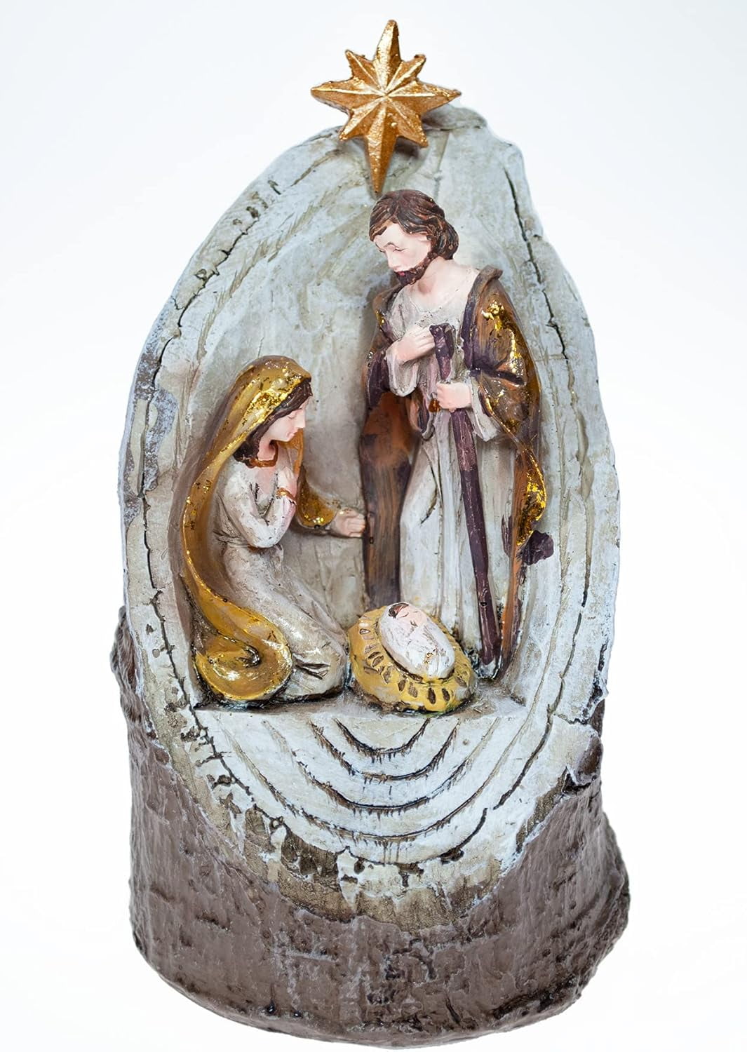 Hanna's Handiworks Holy Family Nativity Scene with Star of Bethlehem ...