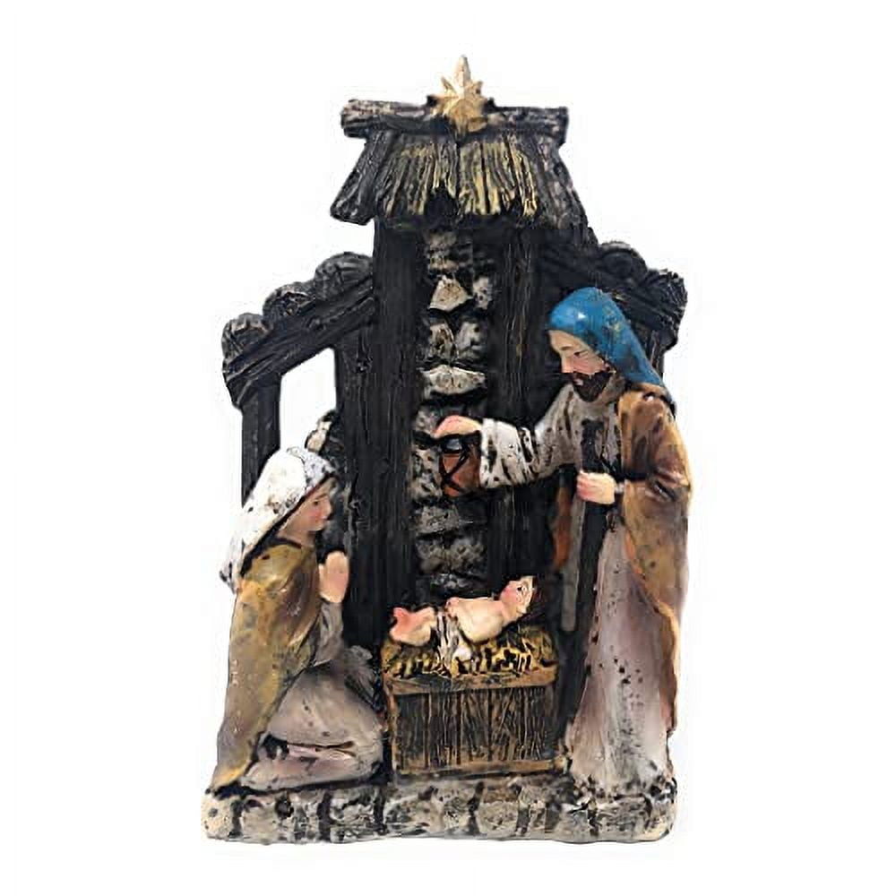 Hanna's Handiworks Holy Family Nativity Tabletop, Joseph, Mary Kneeling ...