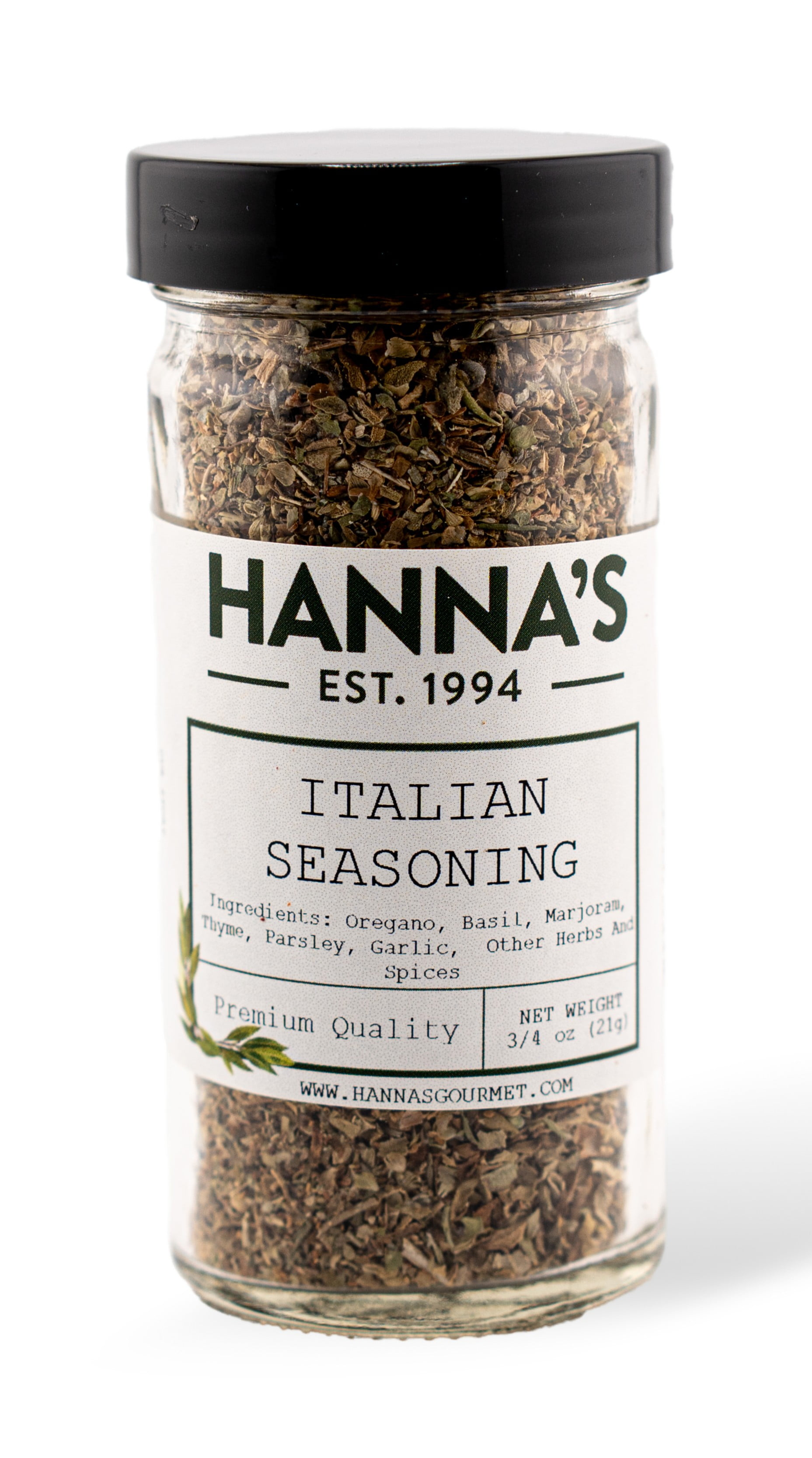 Hanna's Italian Seasoning, 4 fl oz Glass Jar - Walmart.com