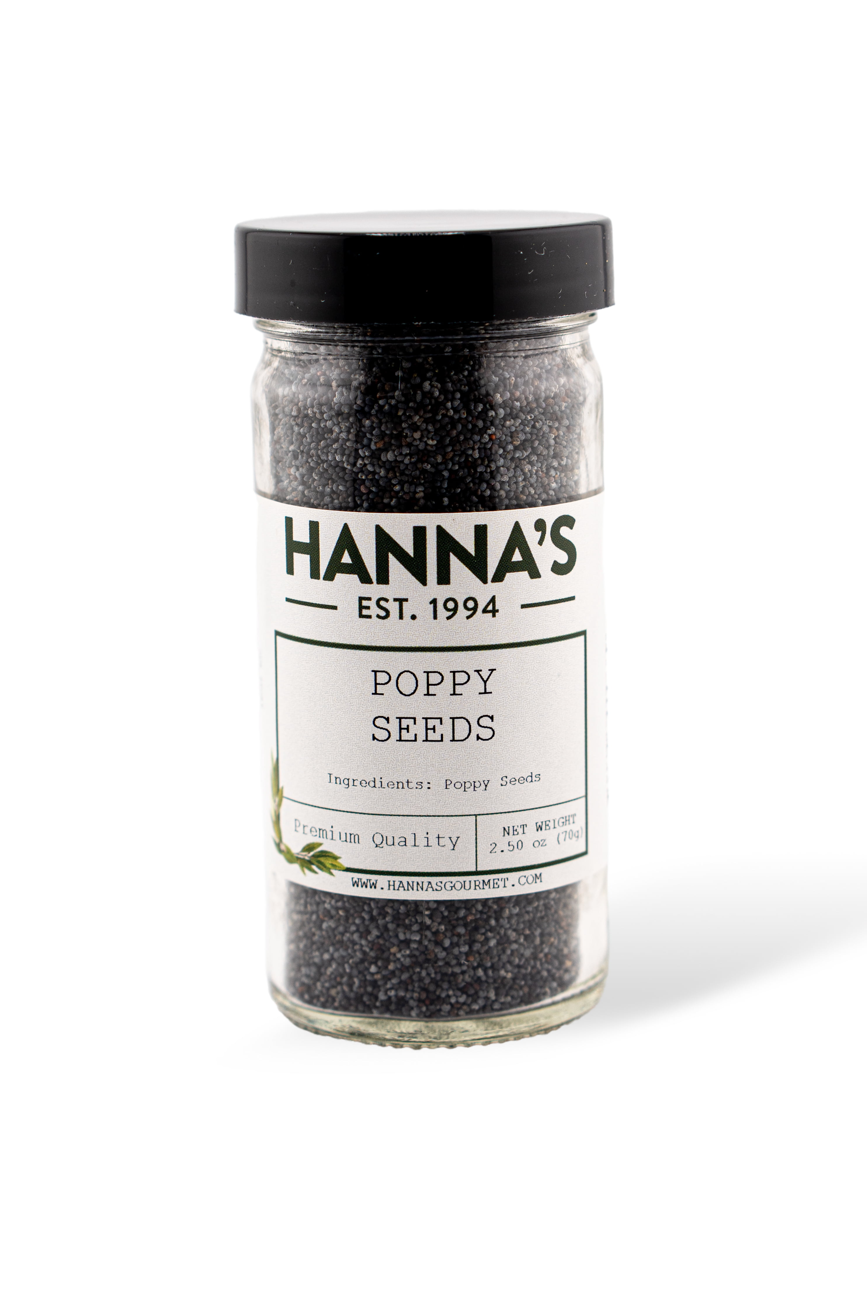 Hanna's Poppy Seeds Dutch, 4 fl oz Glass Jar - Walmart.com