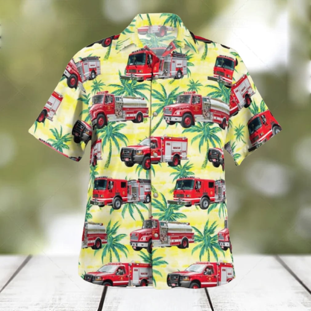 Hannacroix New York Medway Grapeville Fire Company Hawaiian Shirt ...
