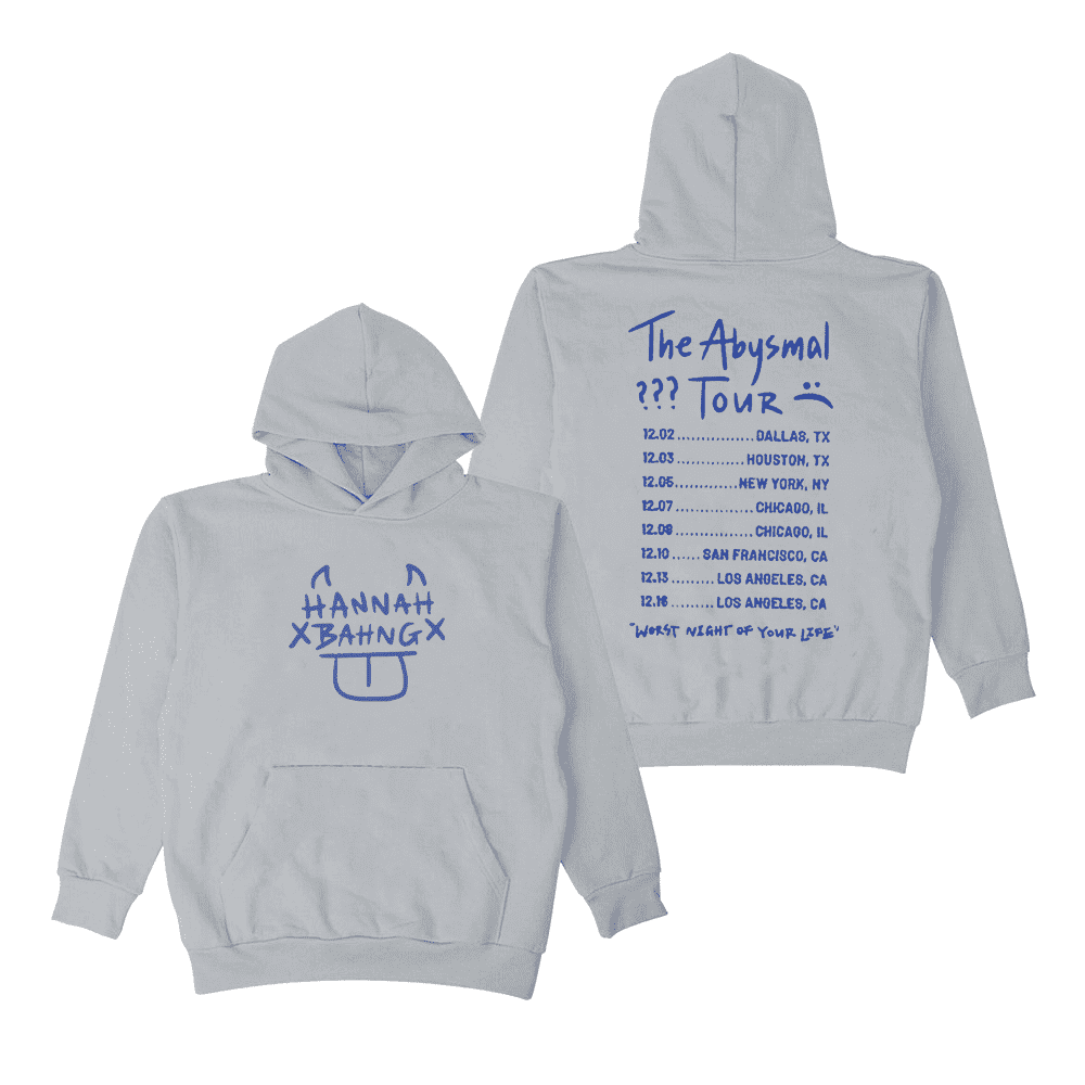 Hannah Bahng Merch Sweatshirt The Abysmal Tour Hoodies Long Sleeve Men ...
