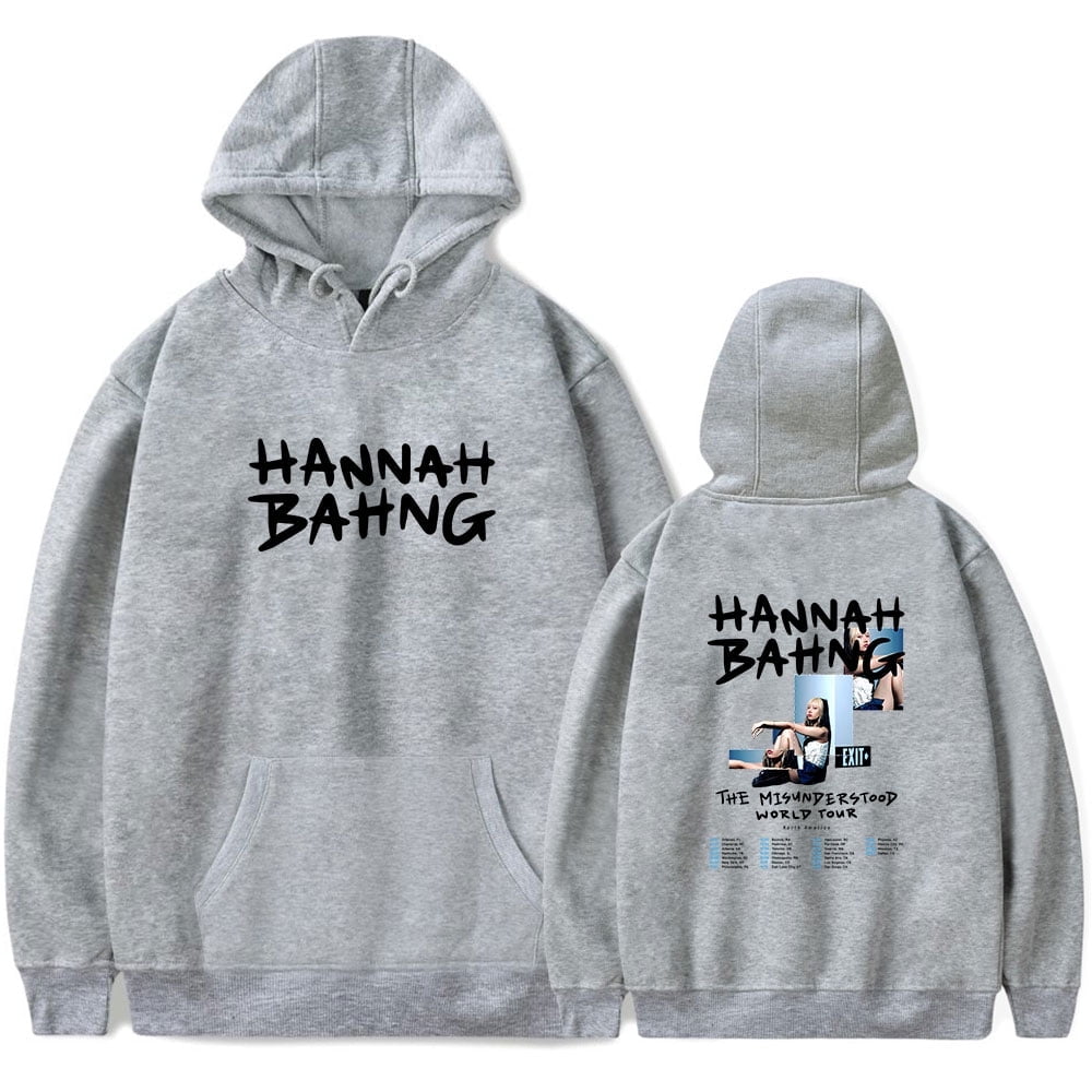 Hannah Bahng The Misunderstood Tour Hoodies Merch Hooded Women Men ...