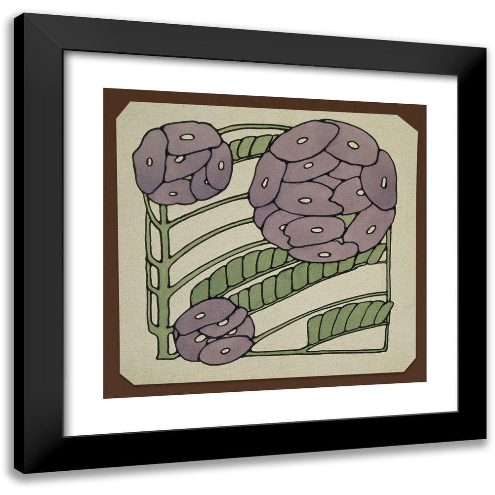 Hannah Borger Overbeck 12x12 Black Modern Framed Museum Art Print ...