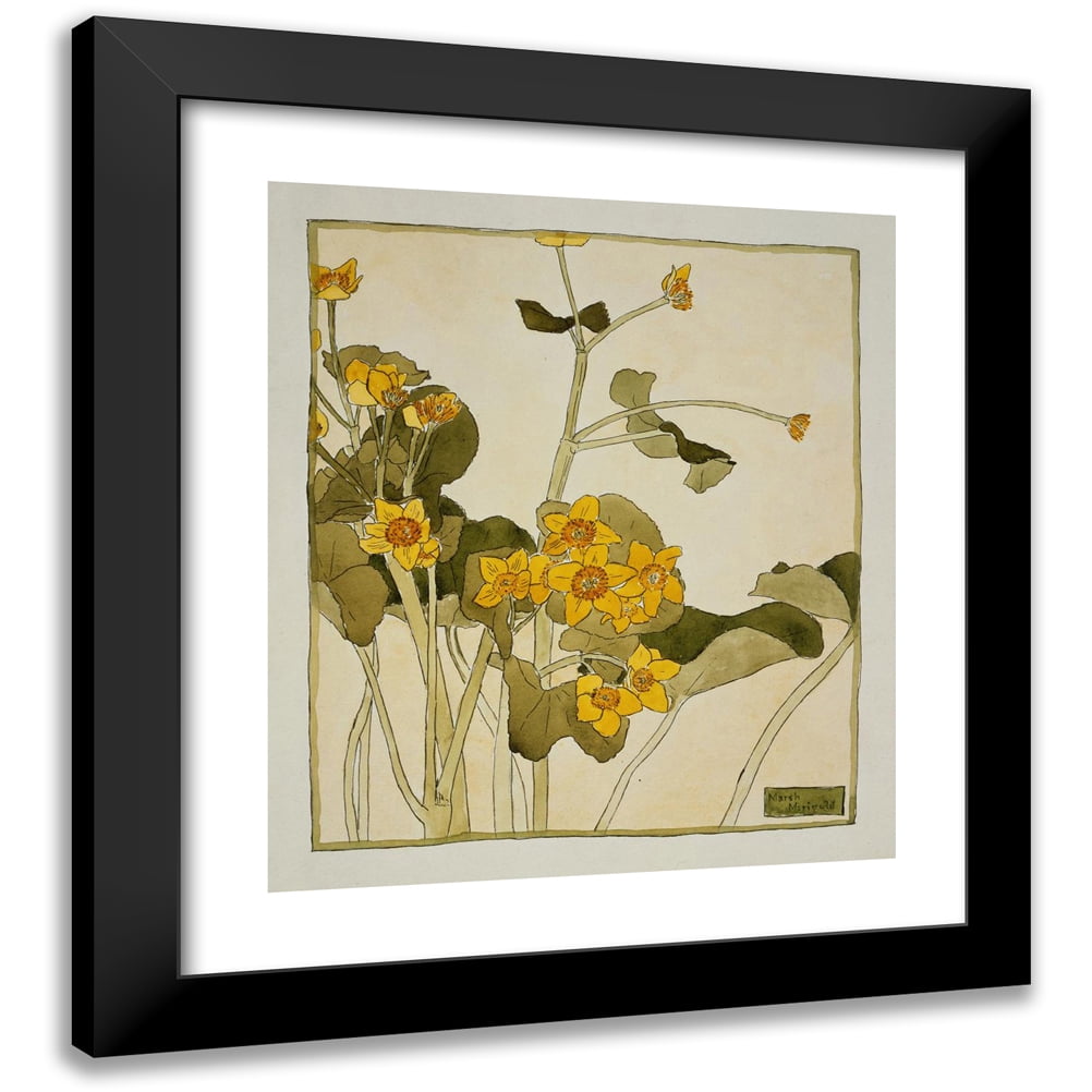 Hannah Borger Overbeck 12x14 Black Modern Framed Museum Art Print ...