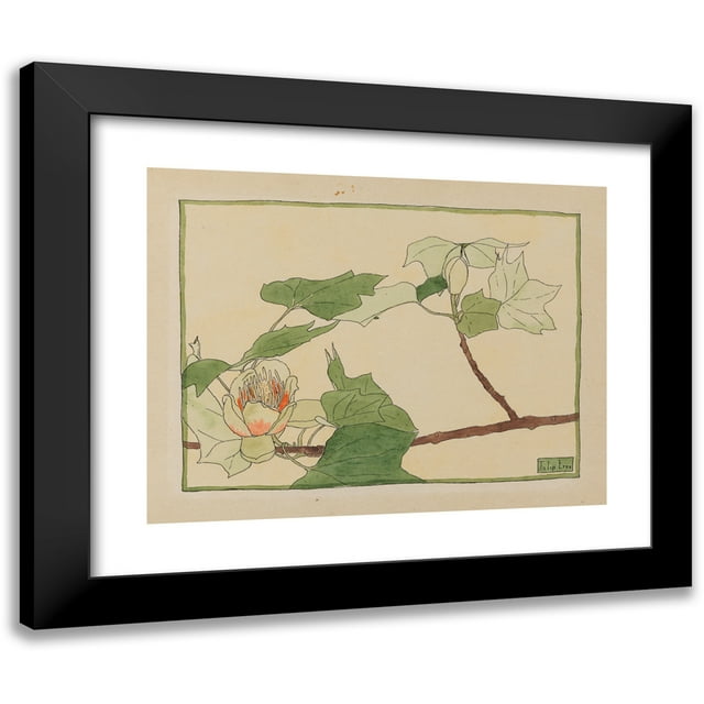 Hannah Borger Overbeck 14x12 Black Modern Framed Museum Art Print ...