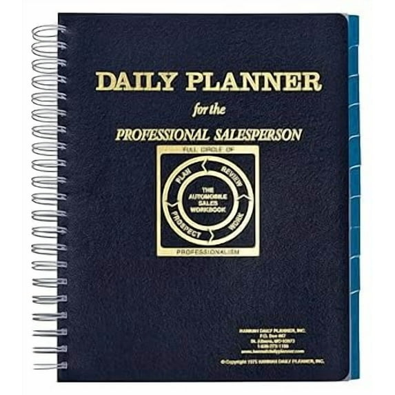 Hannah, Daily Planner, P, 365-Day, Navy Blue, Spiral-bound - Walmart.com