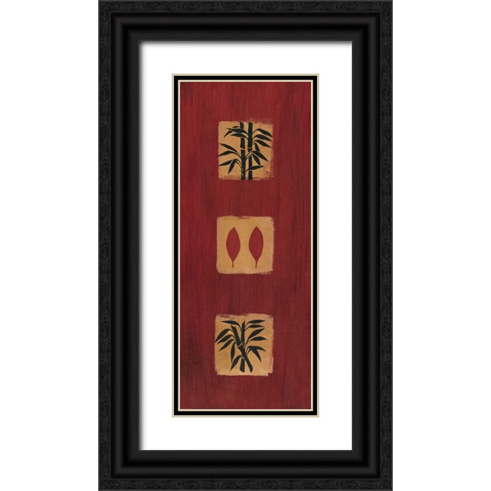 Hannah, Jenny 8x14 Black Ornate Wood Framed with Double Matting Museum ...