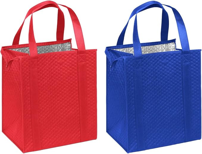 Hannah Large Capacity Heavy Duty Insulated Smart Shopping Bag - Strong ...