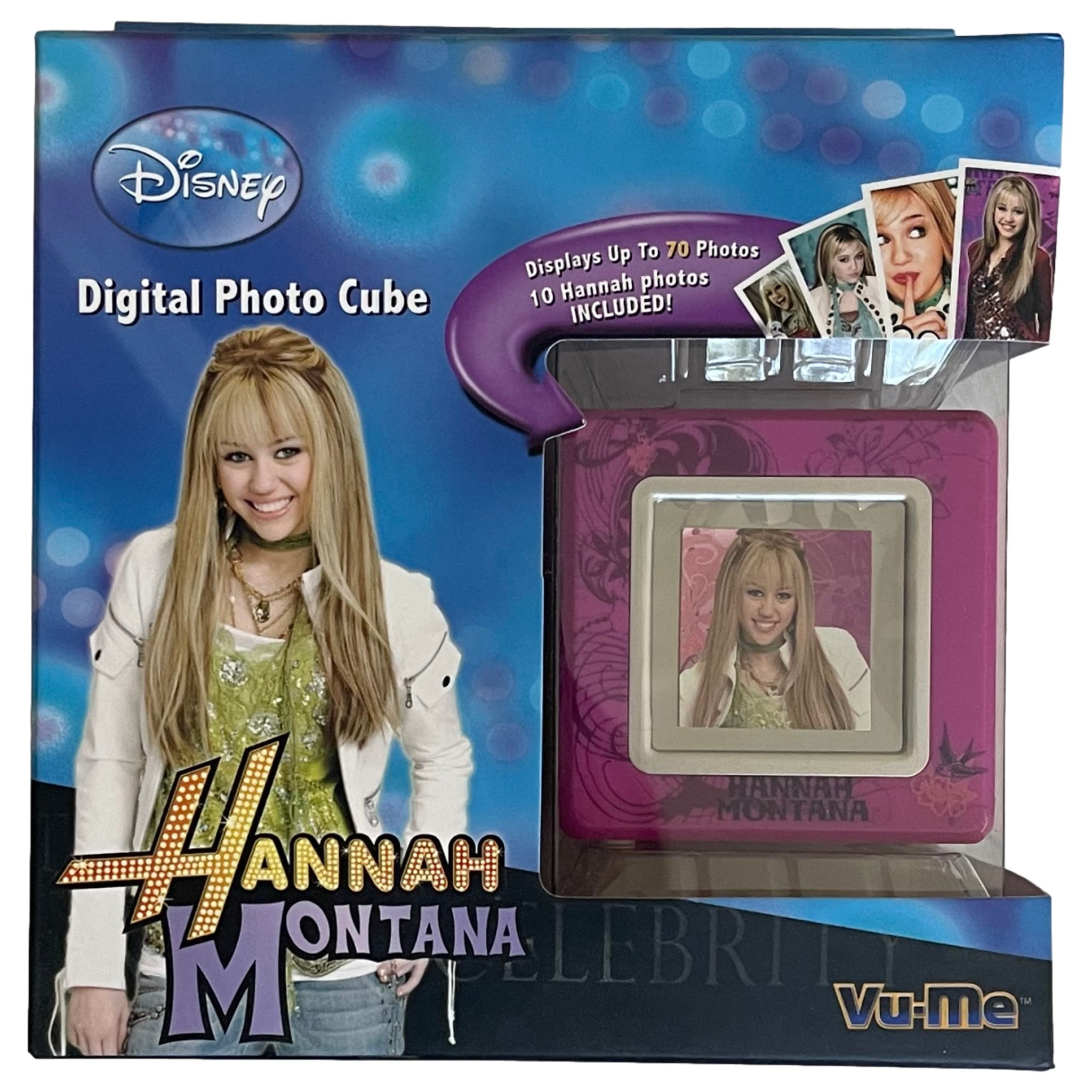 Hannah Montana Digital Photo Frame Cube with 1.5" Screen, Holds 70 Pictures - Walmart.com