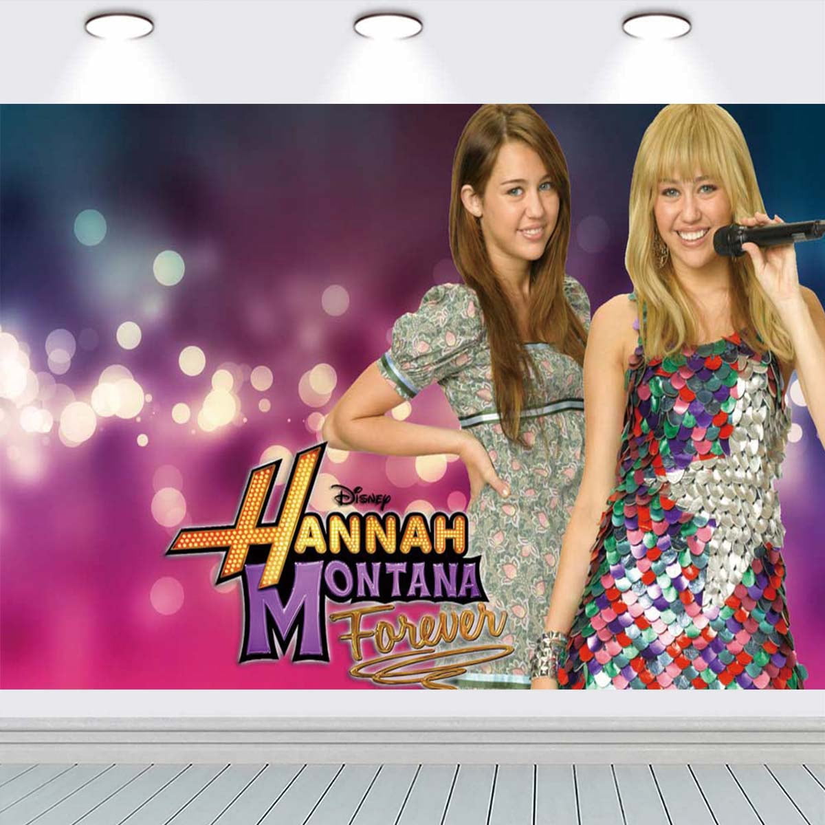 Hannah Montana Taspestry Poster Banner Backdrop Background Wall Decor ...