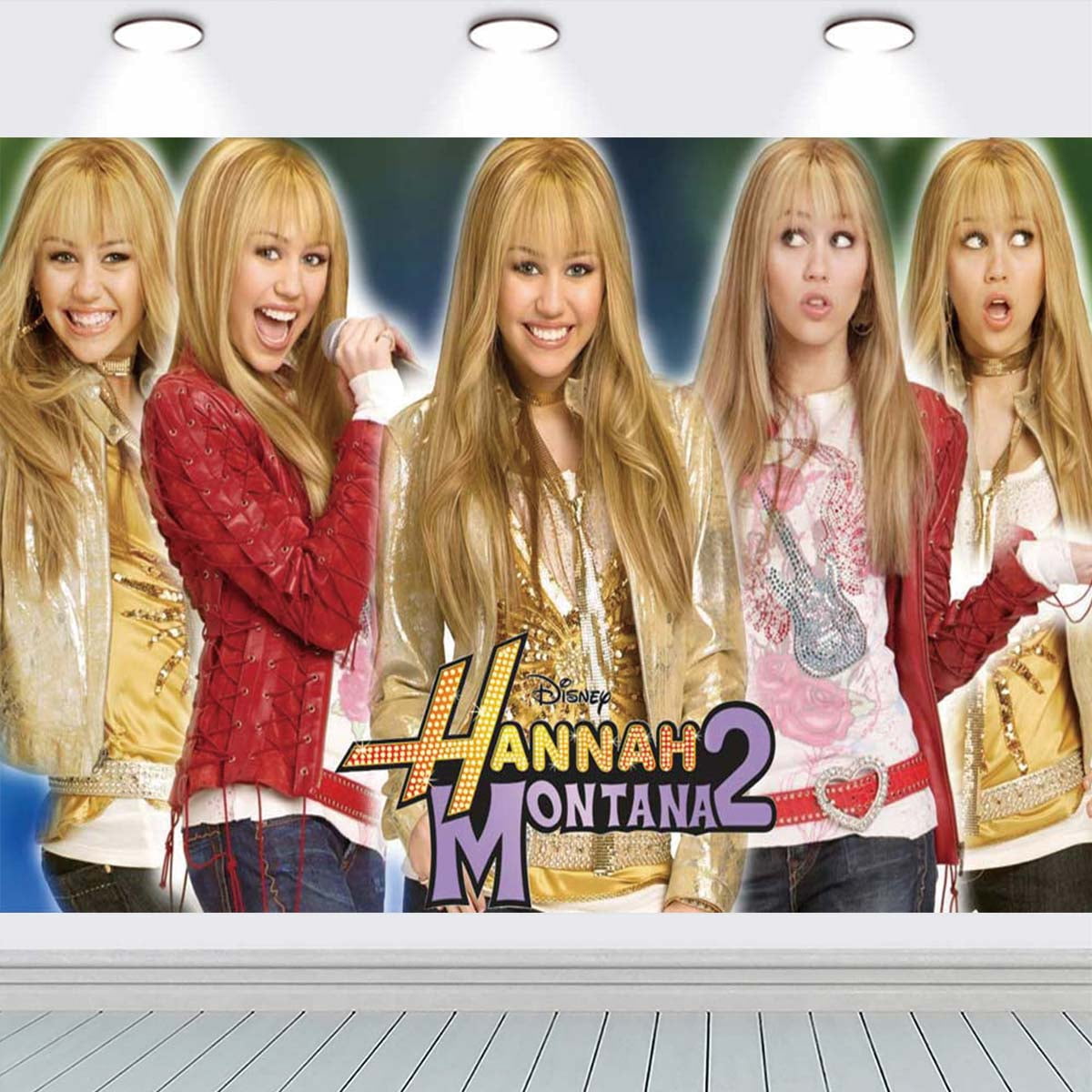 Hannah Montana school Poster Backdrop Banner Party Supplies Birthday ...
