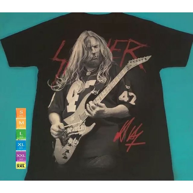 Hanneman Jeff Slayer T-Shirt Still Reigning Metal Angel Death Black ...