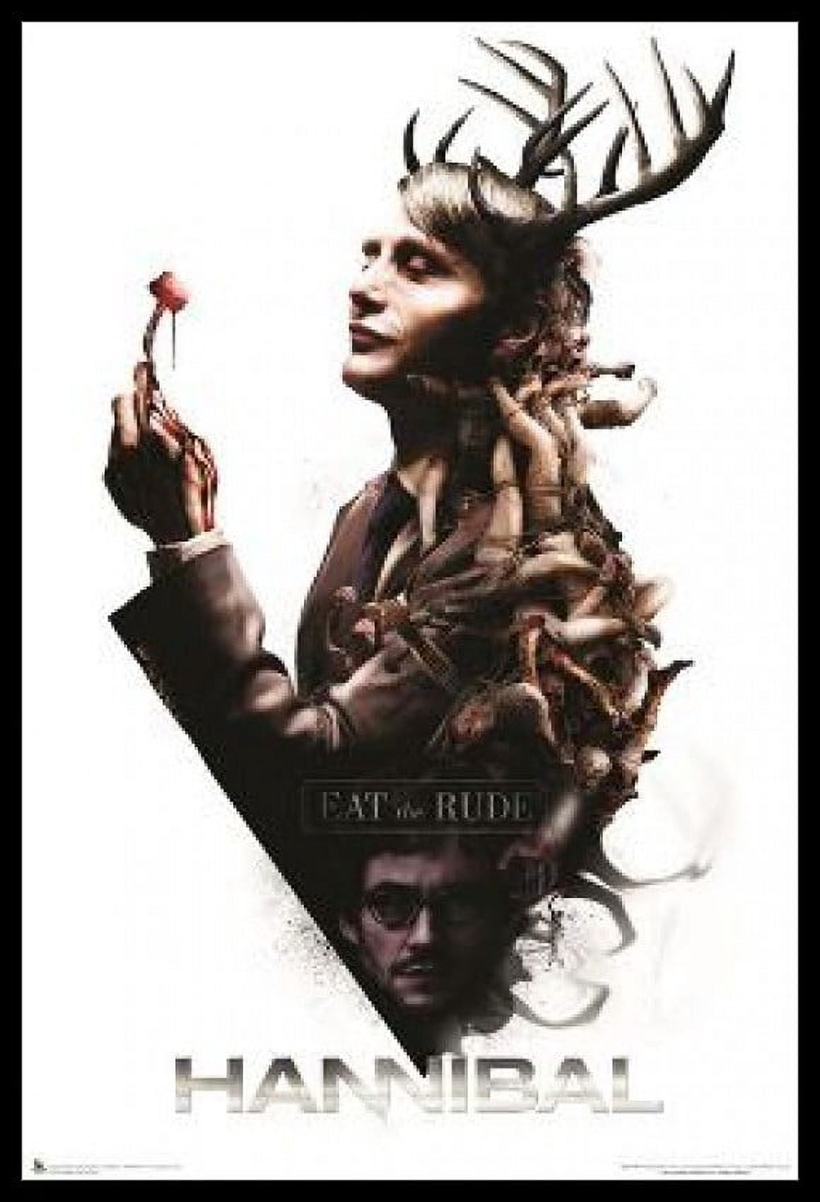 Hannibal - Eat The Rude Laminated & Framed Poster (24 x 36) - Walmart.com