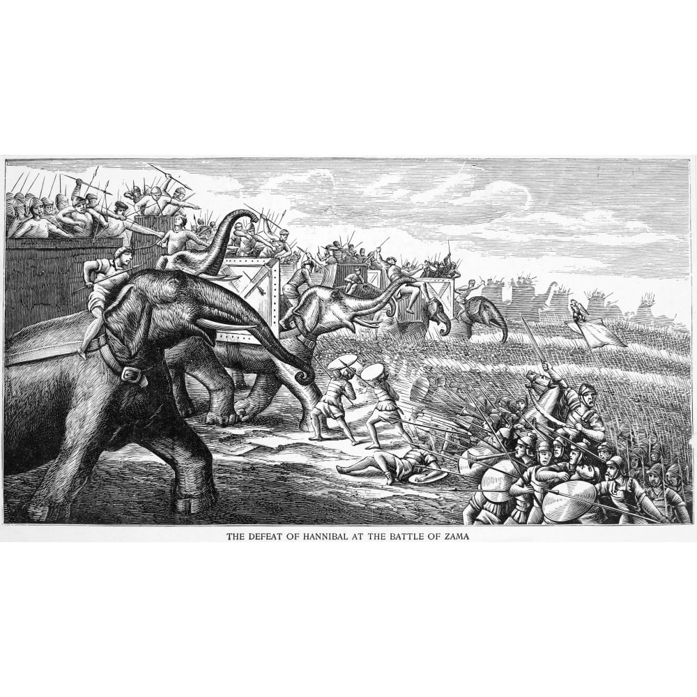 Hannibal. Ncarthaginian General. Hannibal'S Defeat At The Battle Of ...