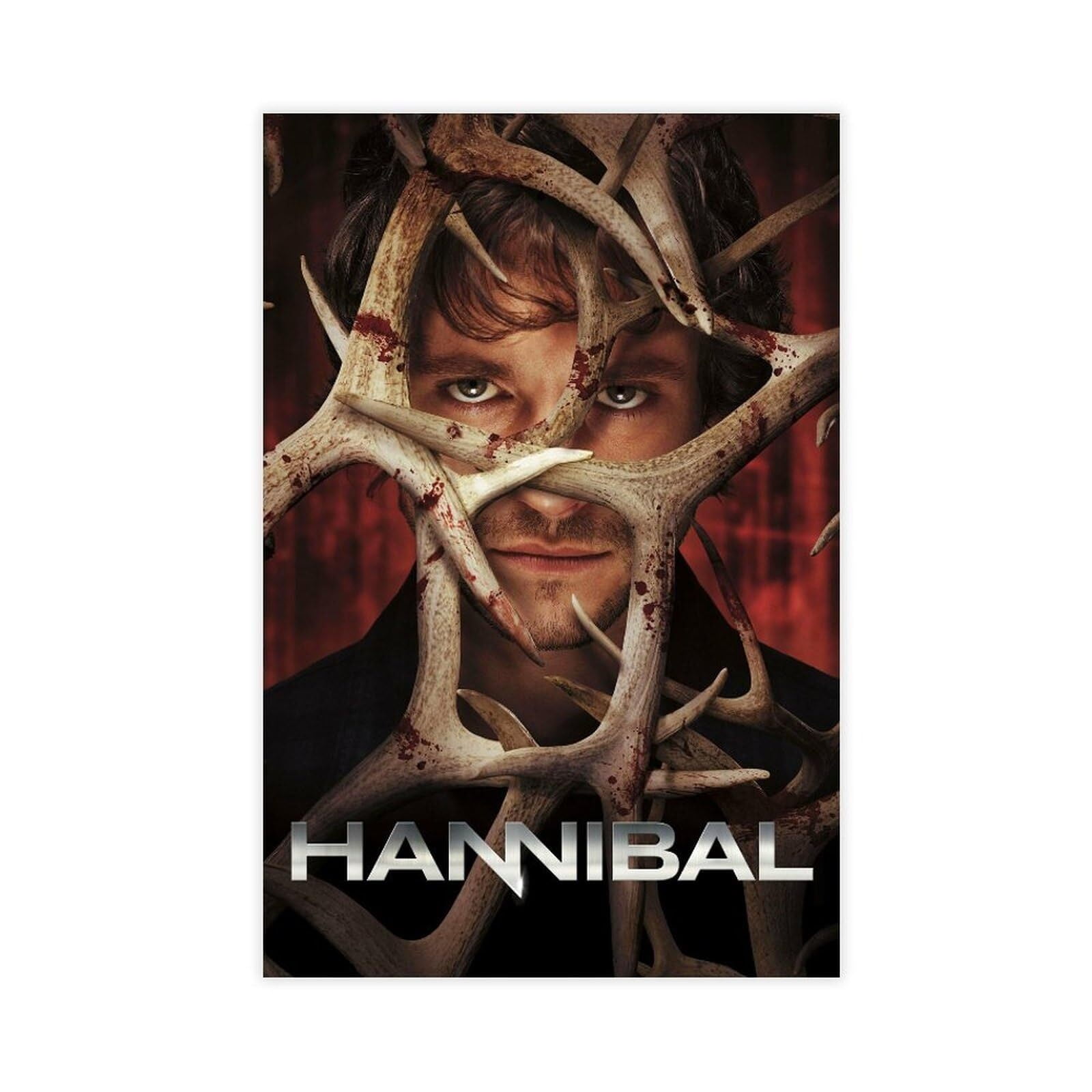 Hannibal TV Series Poster Art Deco Restaurant Dormitory Corridor Canvas ...