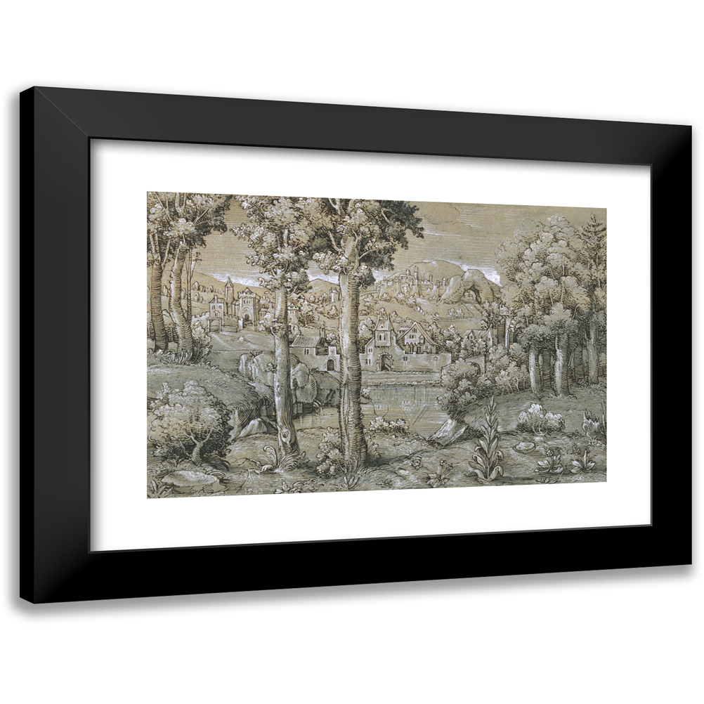 J H Colton and Co 14x11 White Modern Wood Framed Museum Art Print ...