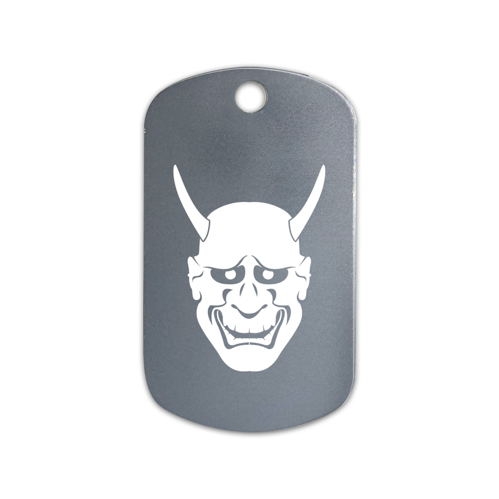 Hannya Mask GI Dog Tag Aluminum Keychain jdm jealous female demon ...