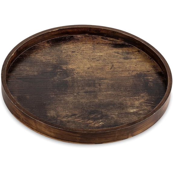 Hanobe Rustic Decorative Wood Trays, Coffee Table Centerpiece, 12 ...