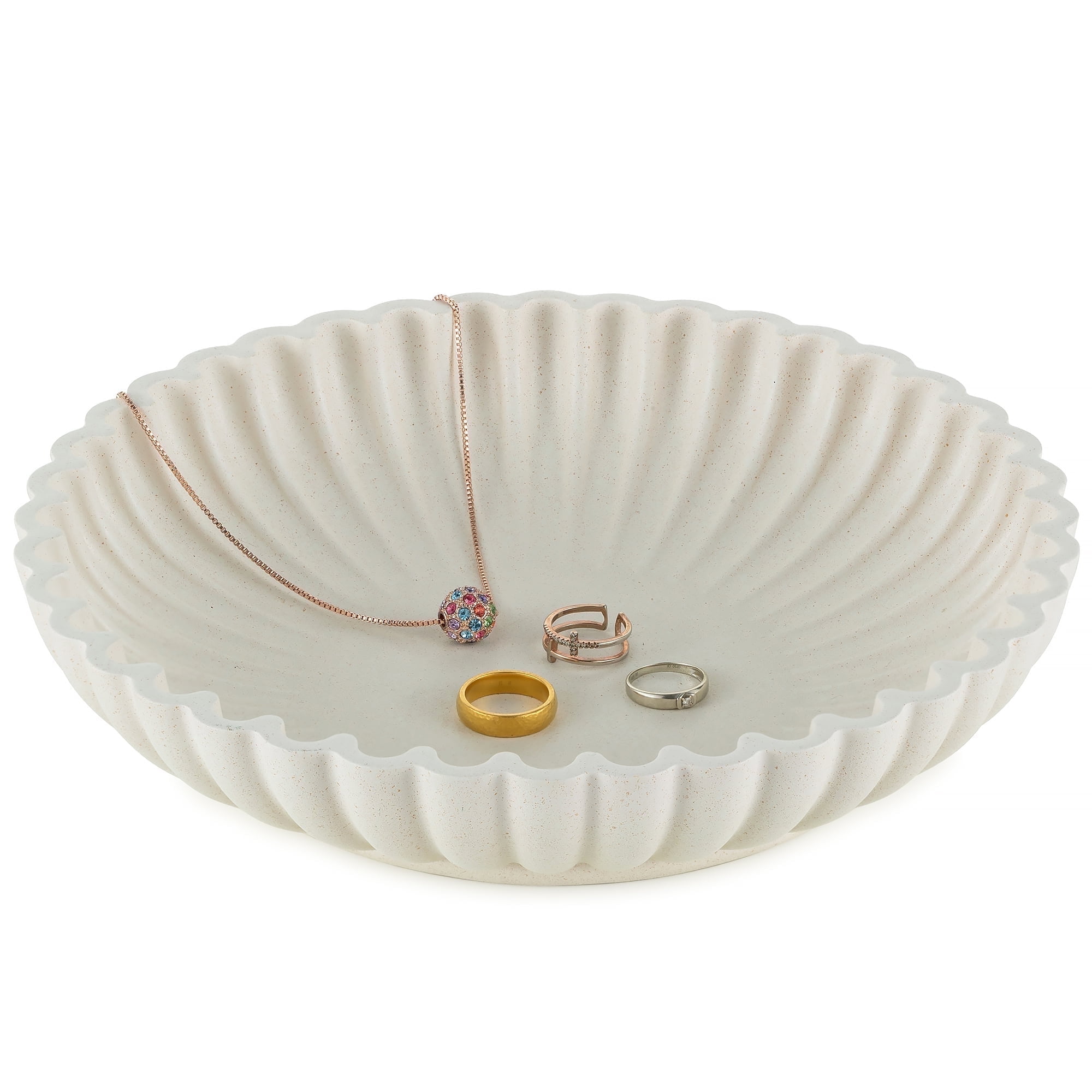 Hanobe Large Decorative Bowl for Home Decor,Stylish Resin Key Holder ...