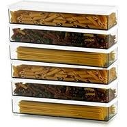 Komax Set-of-2 Pasta Containers, Airtight Spaghetti Storage, 77-oz ...