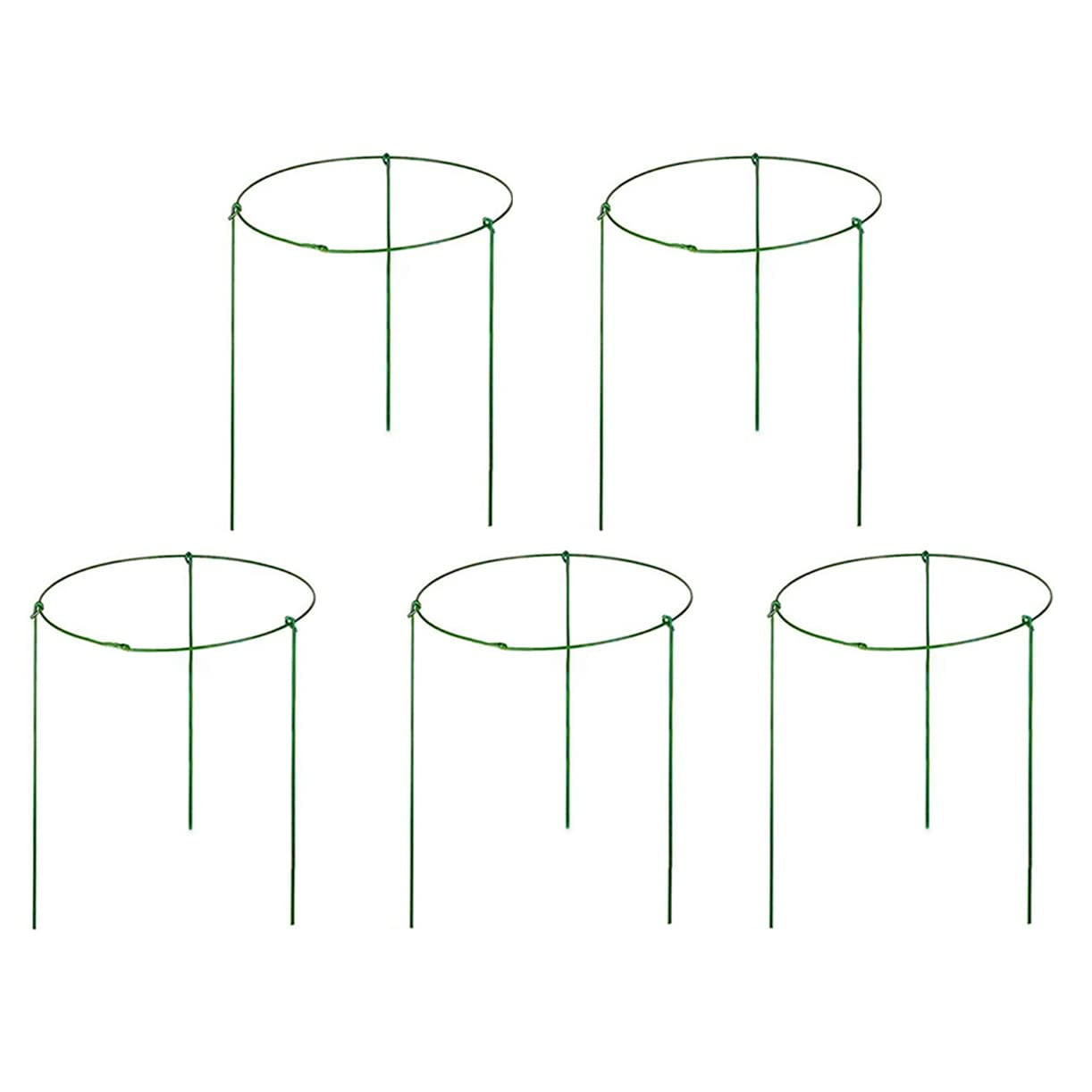 Hanobo 5 Pack Garden Plant Support Rings for Potted Plant, 7.8" Wide x ...