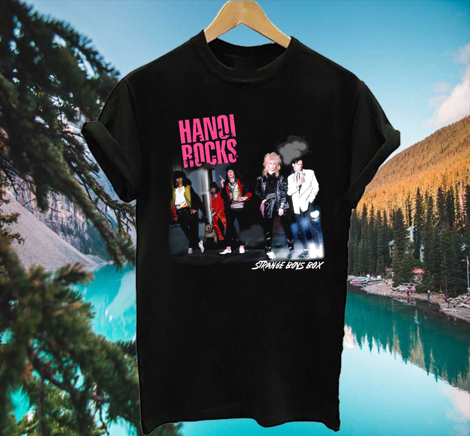 Hanoi Rocks Band T Shirt Size S-5XL Black Cotton Gifl For Fan SG236 ...