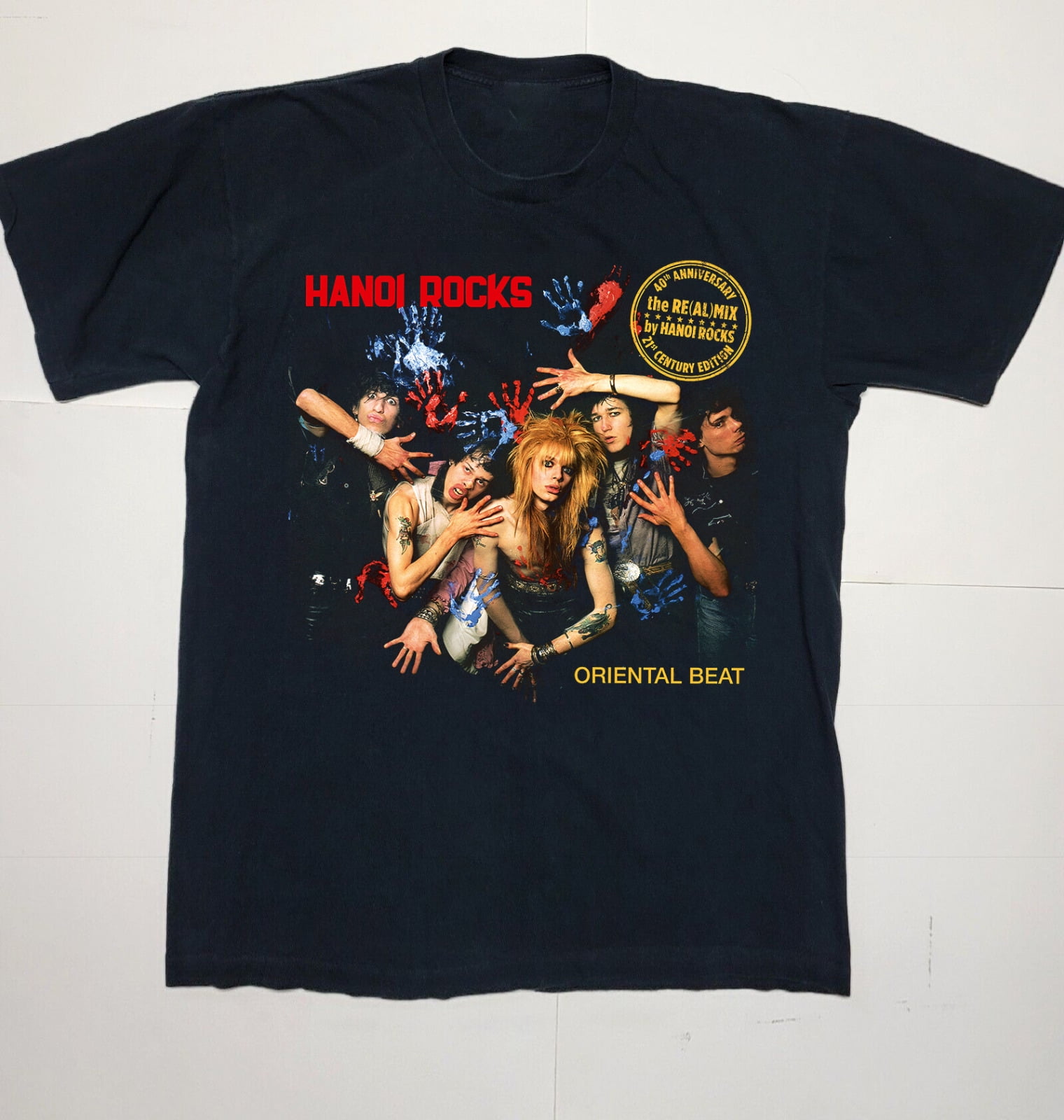 Hanoi Rocks Oriental Bea 40th Anniversary Shirt Men Women Cotton Tee ...
