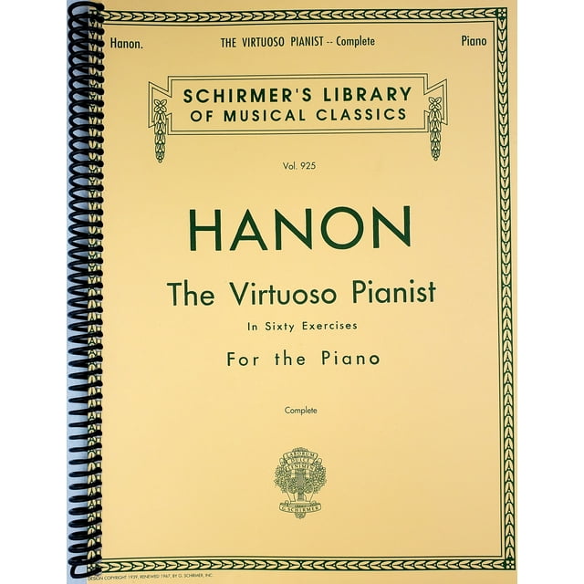 Hanon: The Virtuoso Pianist in Sixty Exercises (Spiral Bound) - Walmart.com