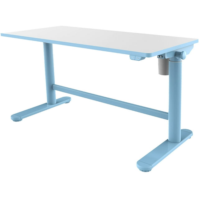 Hanover 20-In. Wide Electric Blue Stand or Sit Desk for Children with ...