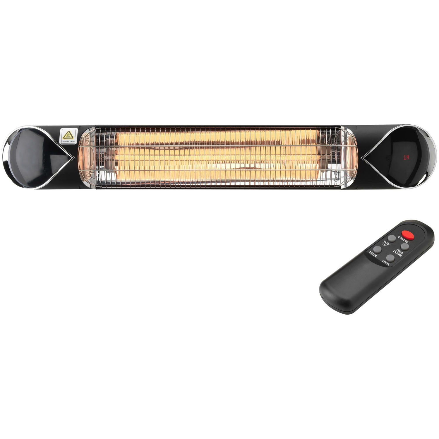 Hanover 35.4'' Wide Electric Infrared Carbon Heat Lamp with Mounting ...