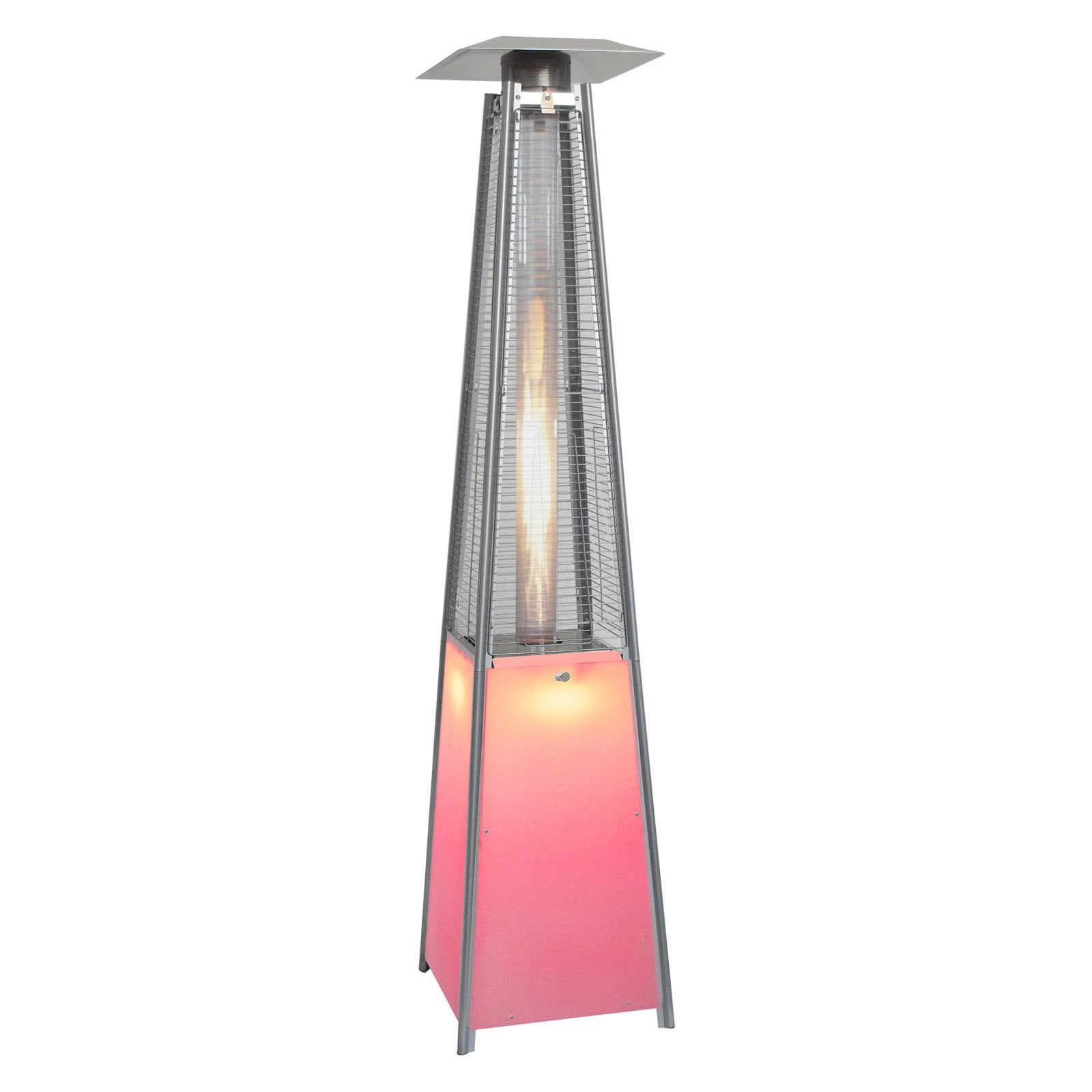 Hanover 7-Ft. 42,000 BTU Square Propane Patio Heater with Stainless ... Hanover 7-Ft. 42,000 BTU Square Propane Patio Heater with Stainless ...