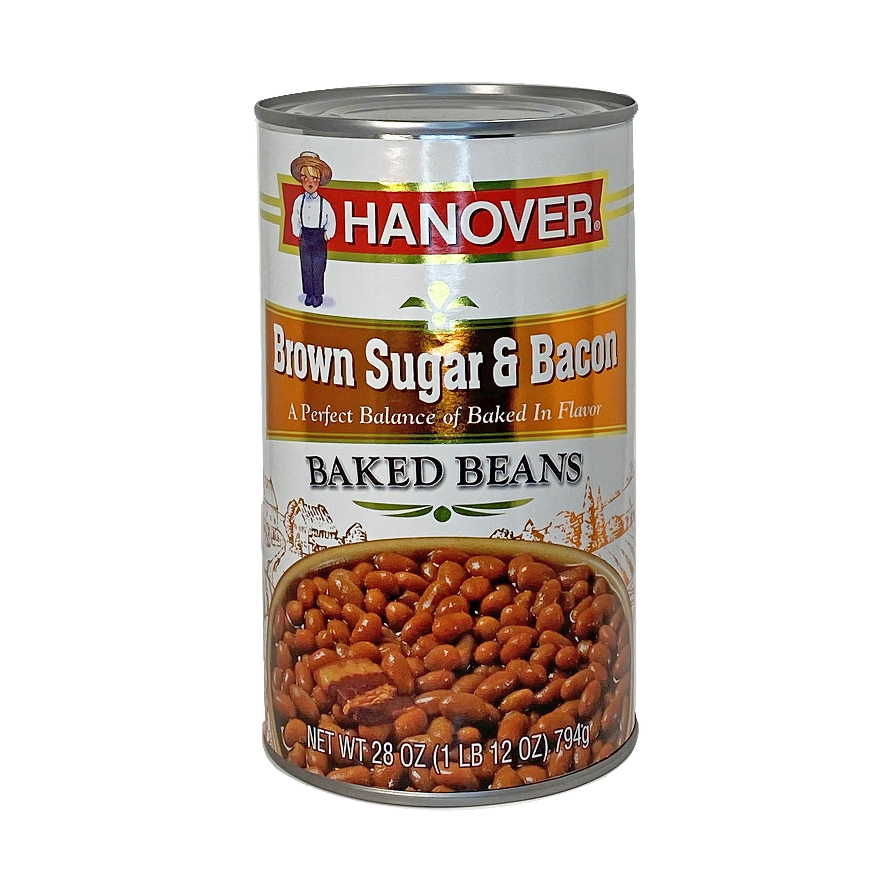 Hanover Baked Beans Brown Sugar & Bacon, 28 oz - Walmart.com