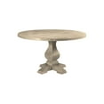 Hanover Cimarron Mango Wood 54-In. Round Pedestal Dining Table with ...