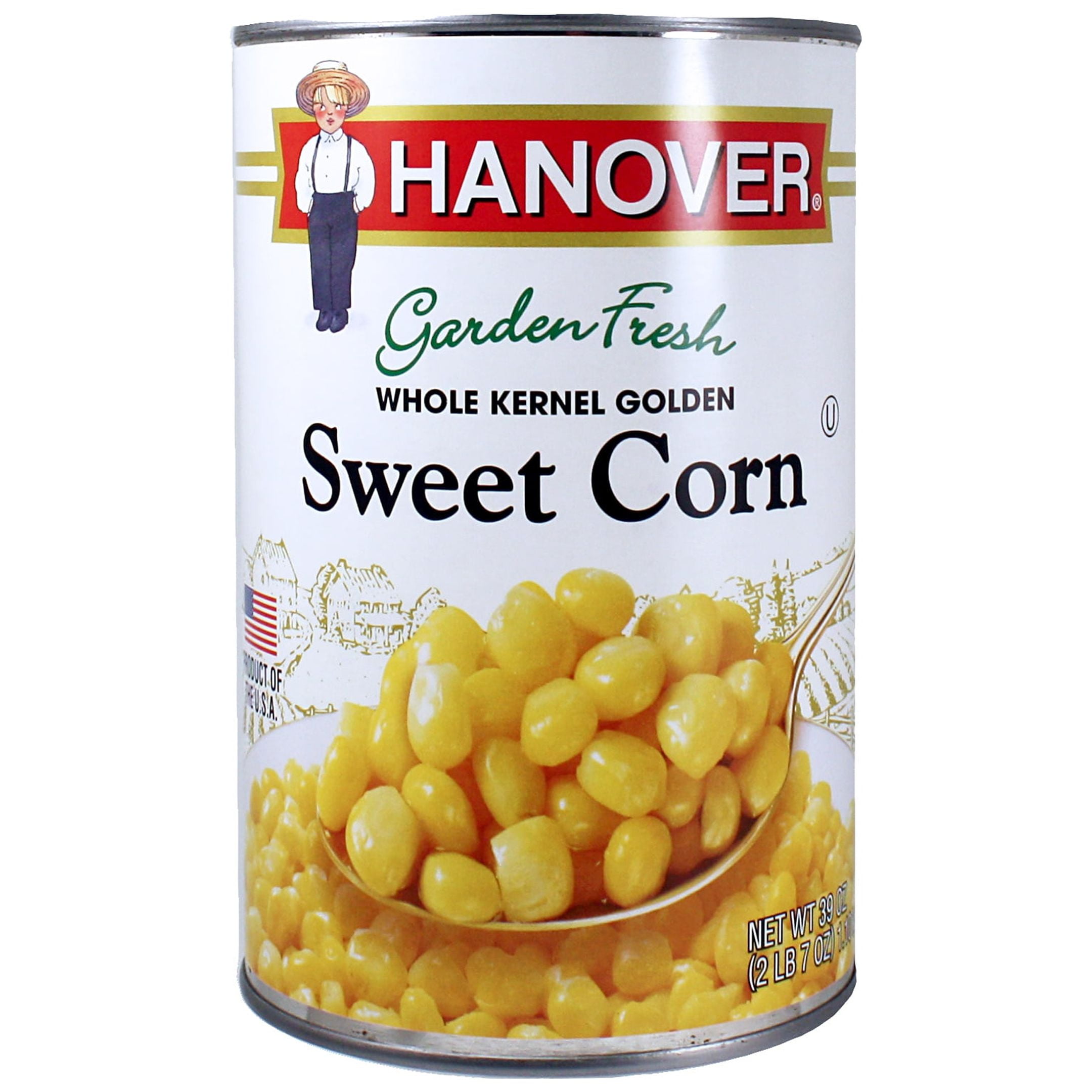 Hanover Garden Fresh Whole Kernel Golden Sweet Corn, 39 oz Can ...