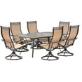 Hanover Manor 7-Piece Outdoor Dining Set with Swivel Rockers - Walmart.com