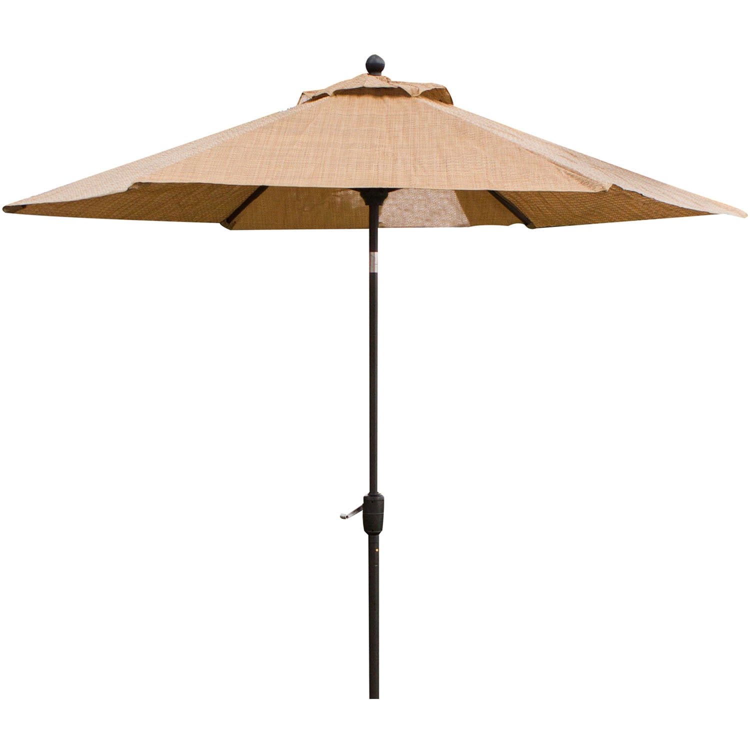 Hanover Monaco 9 Ft Aluminum Patio Umbrella, Adjustable Crank Shade ...