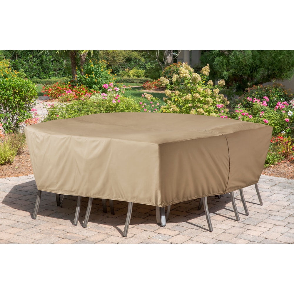 Hanover Protective Vinyl Cover for Hanover Rectangular Dining Sets ...