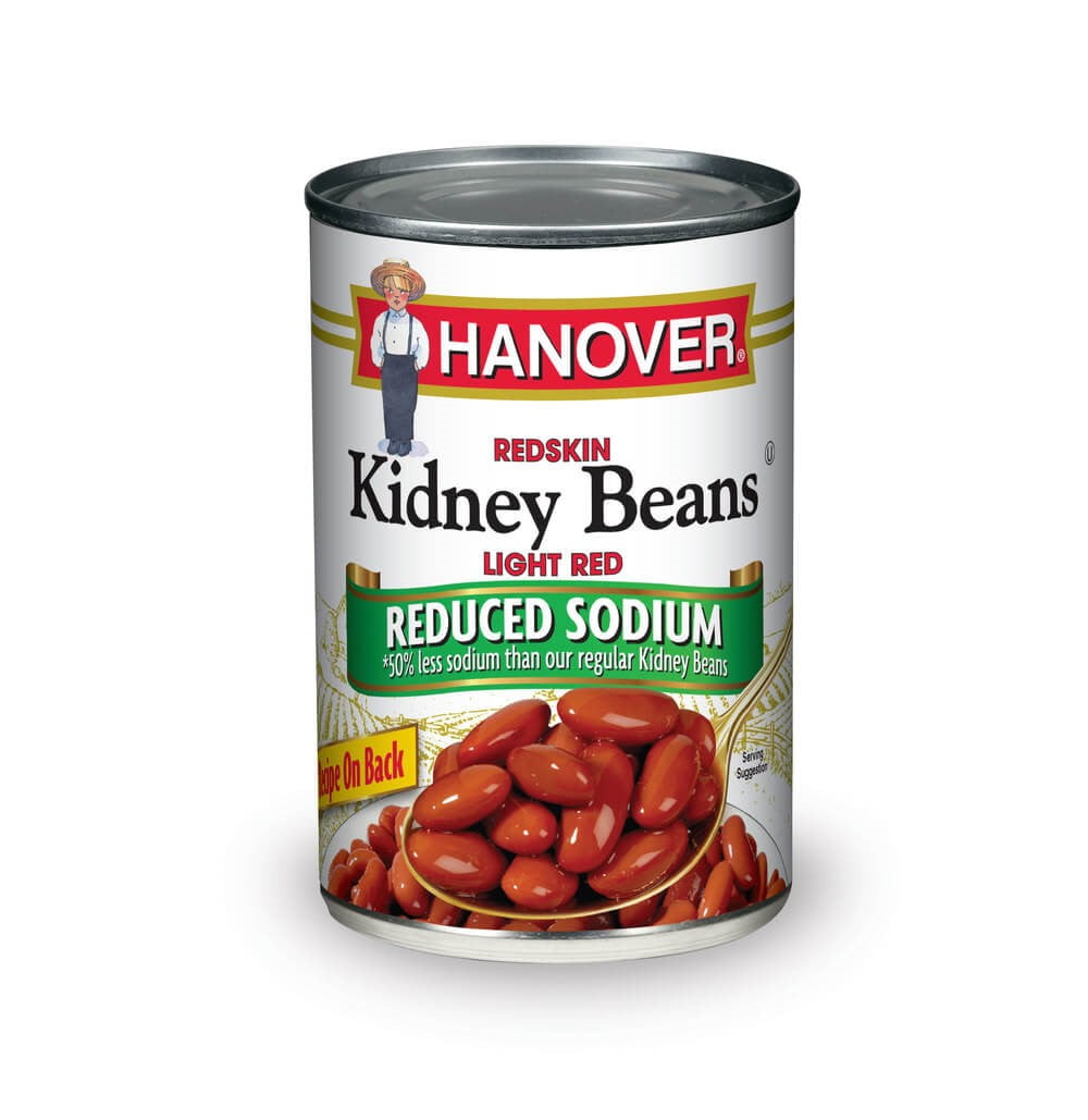 Hanover Reduced Sodium Light Red Kidney Beans, 15.5 oz - Walmart.com