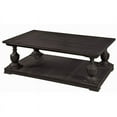 Hanover Wood Rectangular Cocktail Table in Dark Coffee Bean - Walmart.com